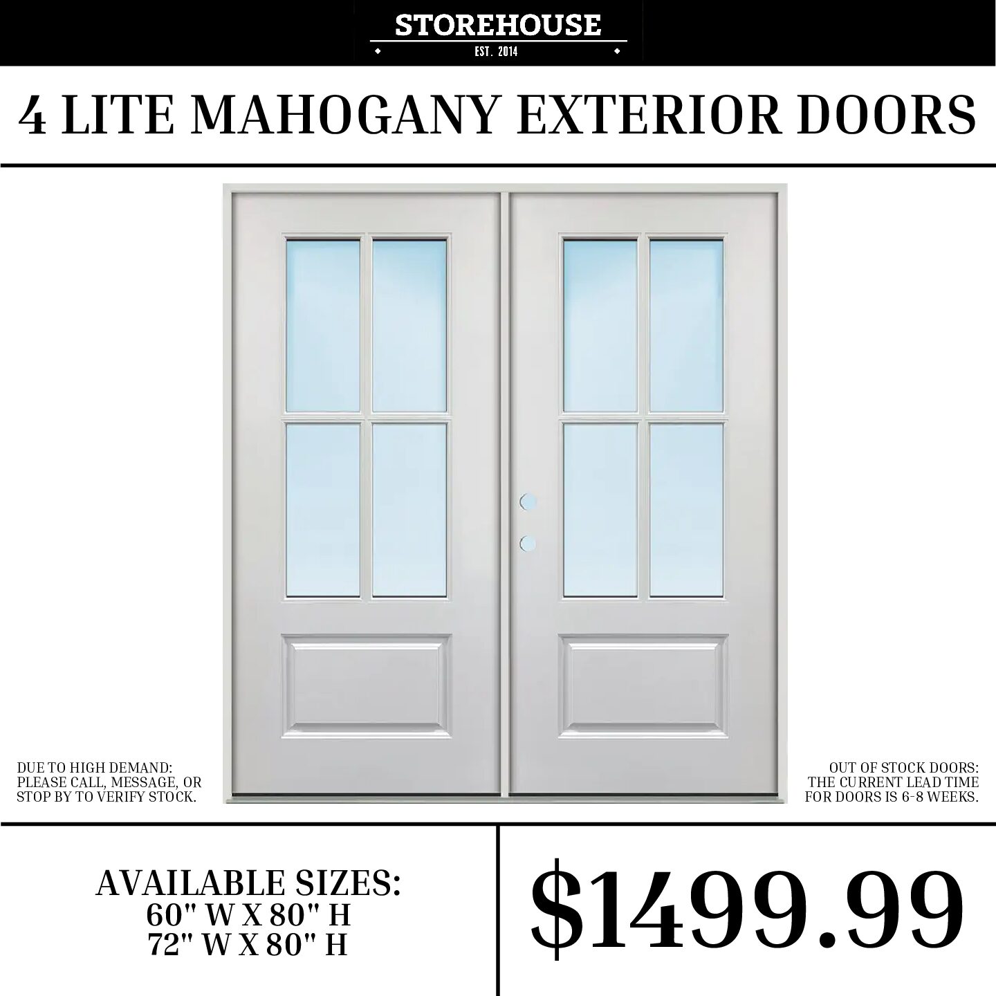 EXTERIOR DOORS - Storehouse